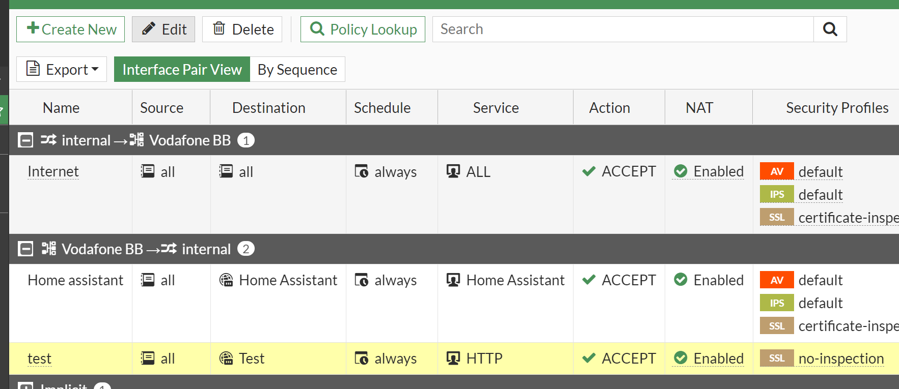 FortiGate: Port forwarding V7