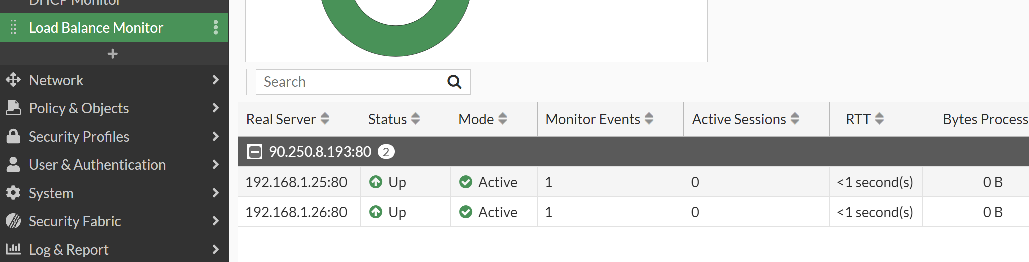 FortiGate: How to use a FortiGate as a load balancer