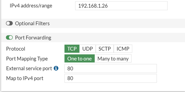 FortiGate: Port forwarding V7